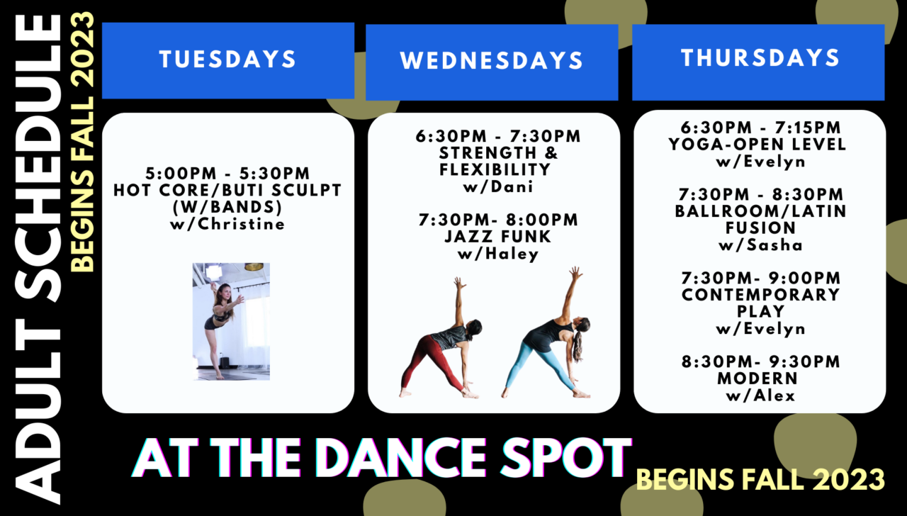 Adult Classes | The Dance Spot | Dance Classes | Kids | Adults